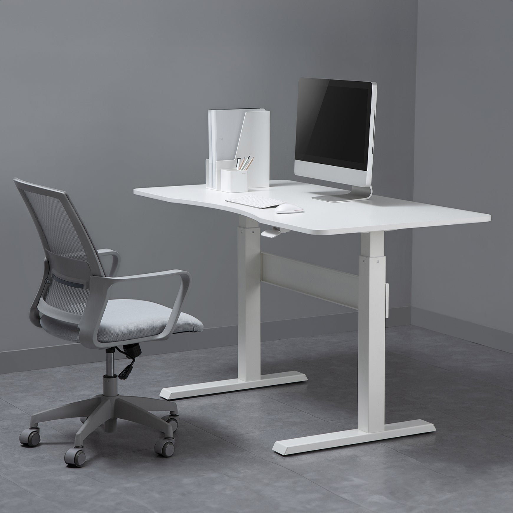 Desky Air Lift Zero Sit Stand Desk - Desky