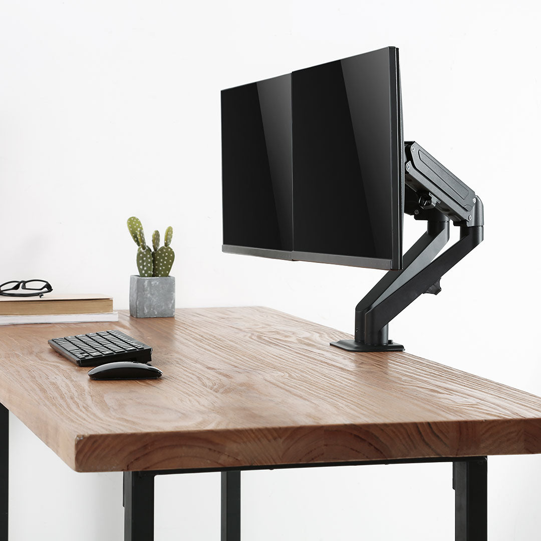 Desky Dual Gas Eco Monitor Arm - DeskyⓇ