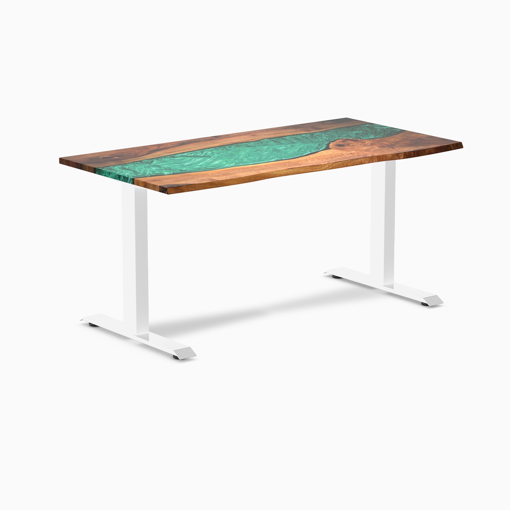 Desky Dual Resin Hardwood Office Desk