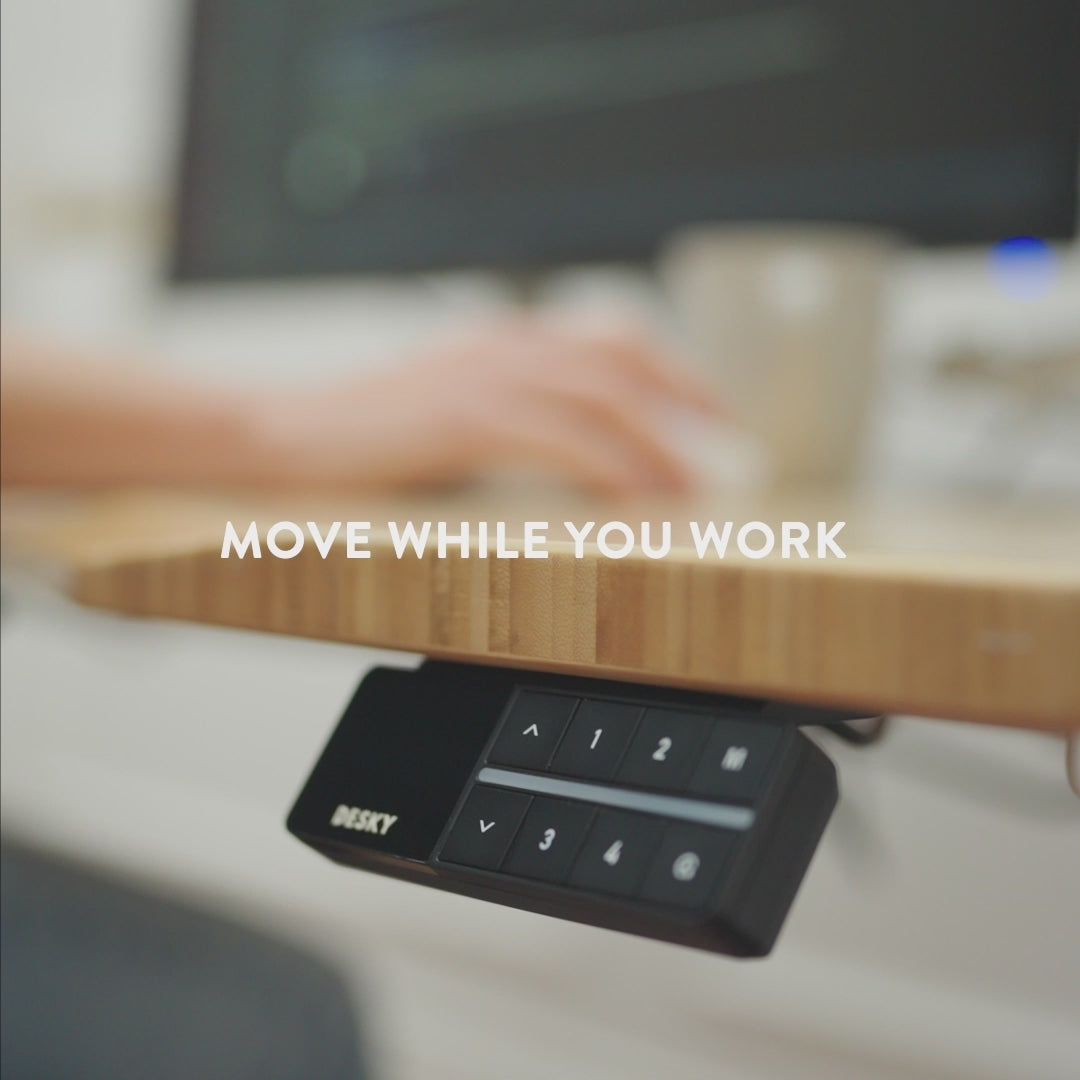 Desky Dual Ergo Edge Sit Stand Desk - Desky